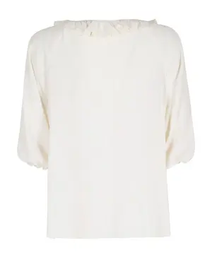 Seventy V-neck Ruffle Shirt
