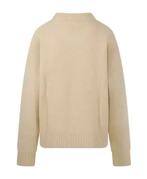 AMI Paris De Coeur Knitted Jumper - Nude