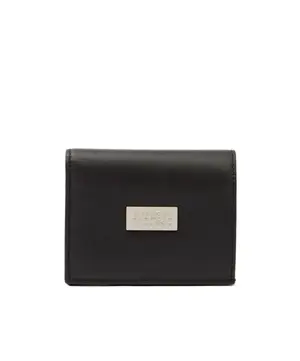 MAISON MARGIELA Logo Plaque Bifold Wallet - Black