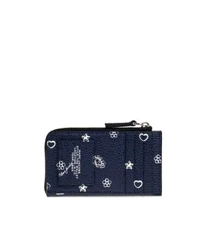 Marc Jacobs Logo Zipper Card Holder