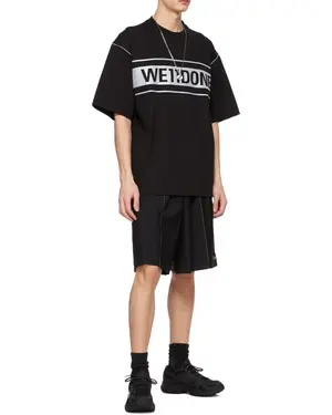 We11Done Contrast Stitching Sports Shorts