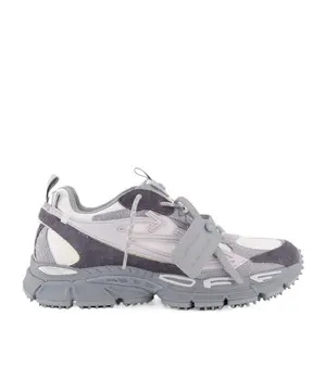 Off-White Arrow Appliqué Lace-up Sneakers - Grey