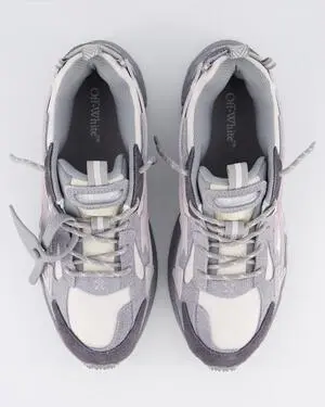 Off-White Arrow Appliqué Lace-up Sneakers - Grey
