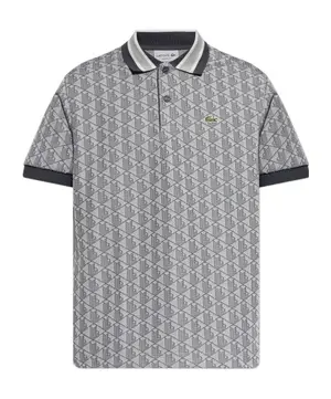 Lacoste Geometric Pattern Polo Shirt