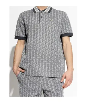 Lacoste Geometric Pattern Polo Shirt