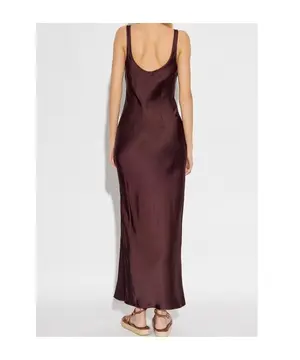 SAMSOE SAMSOE Sanuna Square-neck Split Maxi Dress
