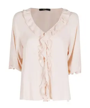 Seventy V-neck Ruffle Shirt