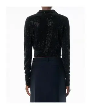 Alexander Wang Crystal-embellished Cardigan - Black