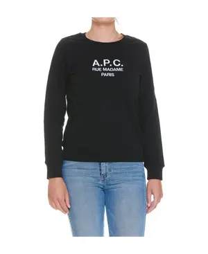 A.p.c. Logo Embroidered Crewneck Sweatshirt