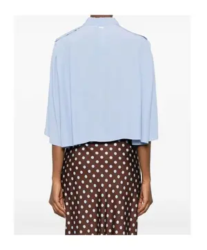 TWINSET Button Shoulder Blouse
