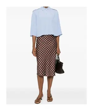 TWINSET Button Shoulder Blouse