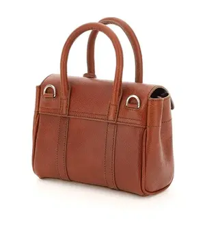 Mulberry Bayswater Logo-engraved Mini Satchel Bag