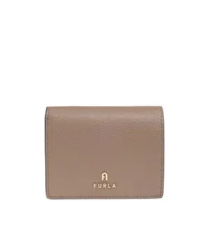 Furla Small Camelia Logo-plaque Bifold Wallet - Brown