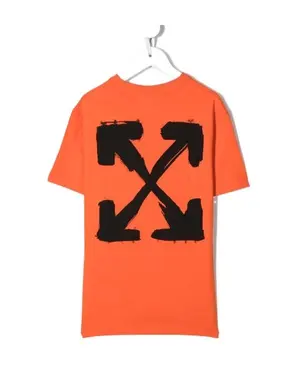 Off-White Leaf Motif" T-shirt