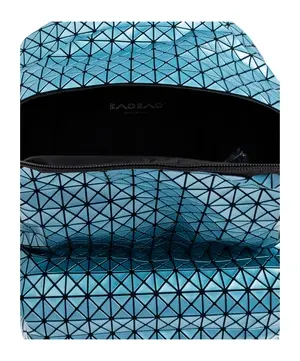 Issey Miyake Geometric Pattern Zipper Backpack