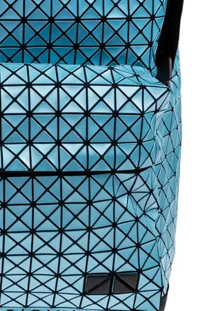 Issey Miyake Geometric Pattern Zipper Backpack