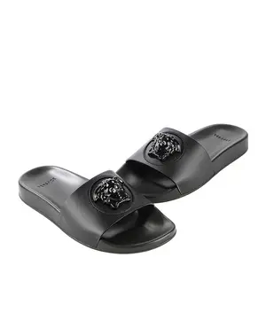 Versace Flat Slip-on Sandals