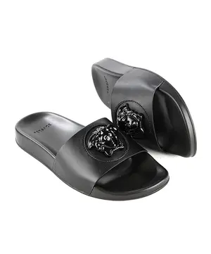 Versace Flat Slip-on Sandals
