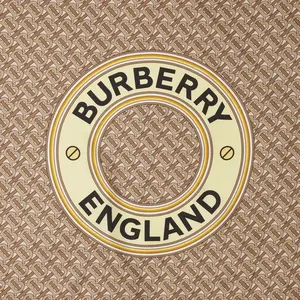 Burberry Montage-print Silk Scarf - Nude