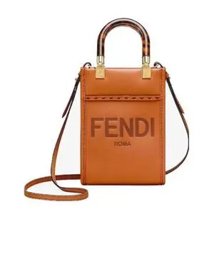 Fendi Sunshine Mini Shopper Tote Bag