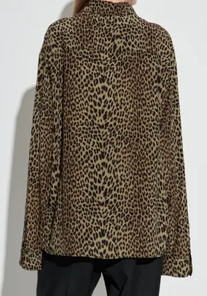 Zadig&Voltaire Long Sleeve Leopard Print Shirt