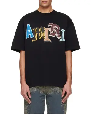 Amiri Crewneck Short-sleeved T-shirt
