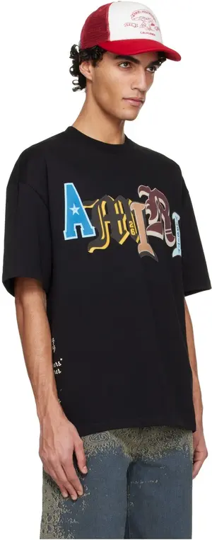 Amiri Crewneck Short-sleeved T-shirt