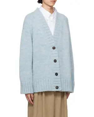MAISON MARGIELA V-neck Knitted Cardigan