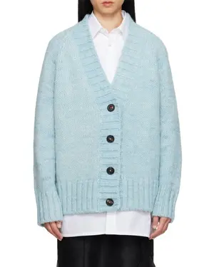 MAISON MARGIELA V-neck Knitted Cardigan