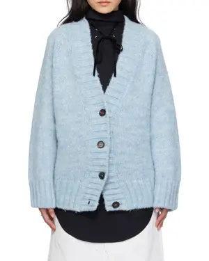 MAISON MARGIELA V-neck Knitted Cardigan