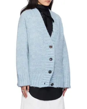 MAISON MARGIELA V-neck Knitted Cardigan