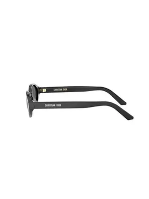 Dior Oval Frame Sunglasses - Black