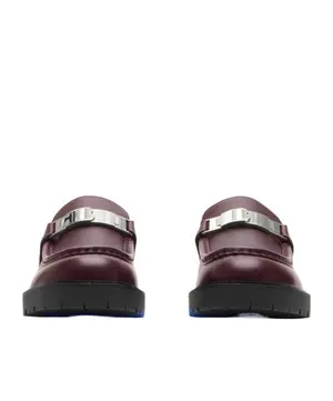 Burberry Raft Loafers - Beet Color