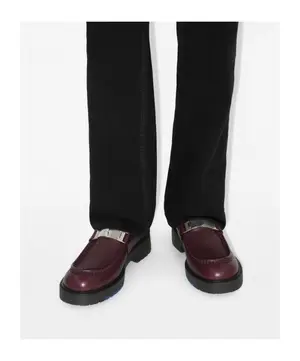 Burberry Raft Loafers - Beet Color