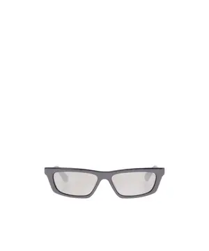 Jacquemus Full Rim Rectangle Sunglasses - Gray