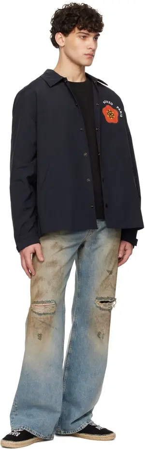 Kenzo Pop Light Coach Jacket With Graphic Print