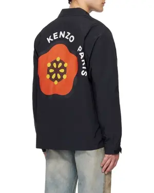 Kenzo Pop Light Coach Jacket With Graphic Print