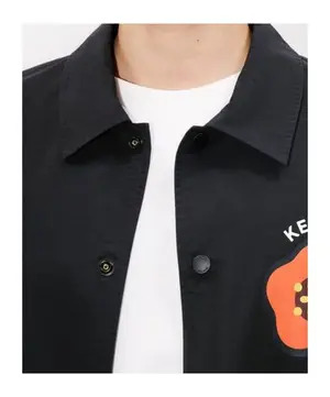 Kenzo Pop Light Coach Jacket With Graphic Print