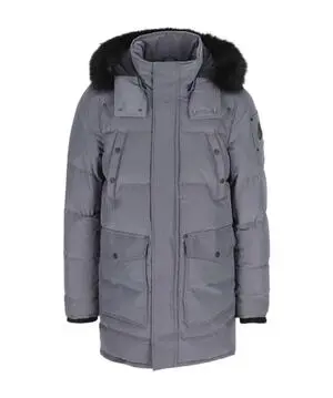 Moose Knuckles Quilted Hooded Down Jacket