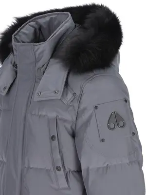 Moose Knuckles Quilted Hooded Down Jacket