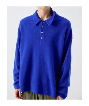 American Vintage Raxow Long Sleeve Polo Neck Sweater