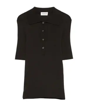 P.a.r.o.s.h Buttoned Knitted Polo Shirt