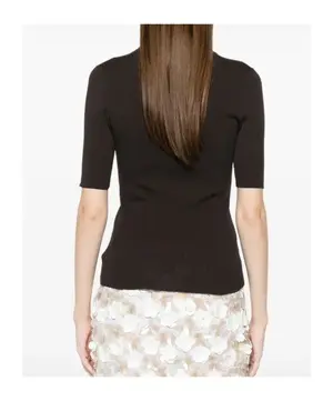 P.a.r.o.s.h Buttoned Knitted Polo Shirt