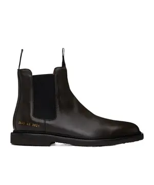 COMMON PROJECTS Chelsea Boots With Elastic Side Stitching