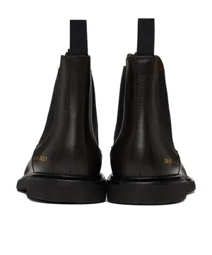COMMON PROJECTS Chelsea Boots With Elastic Side Stitching