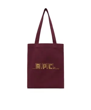 A.p.c. Lettering Detail Shoulder Bag