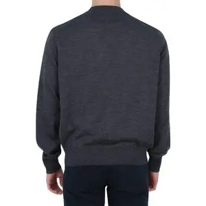 Ami V-neck Cardigan With Embroidered Logo