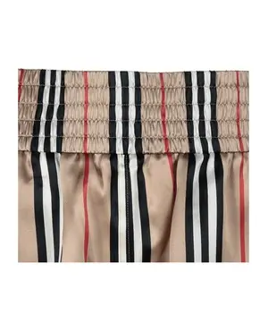 Burberry Striped Elasticated Waistband Shorts