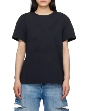 MAISON MARGIELA Graphic-printed Crewneck T-shirt - Black