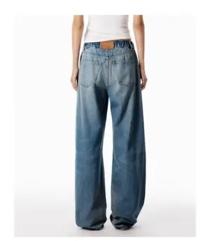 Alexander Wang Drawstring Straight-leg Jeans